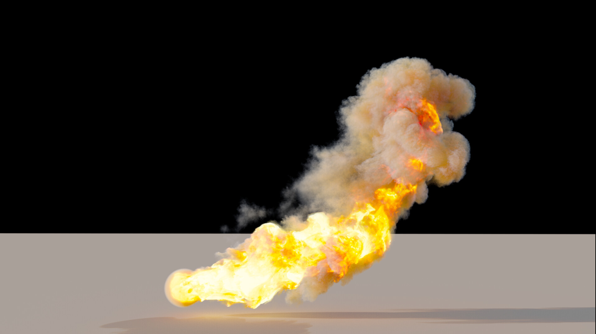 ArtStation - Large scale fire in Houdini FX