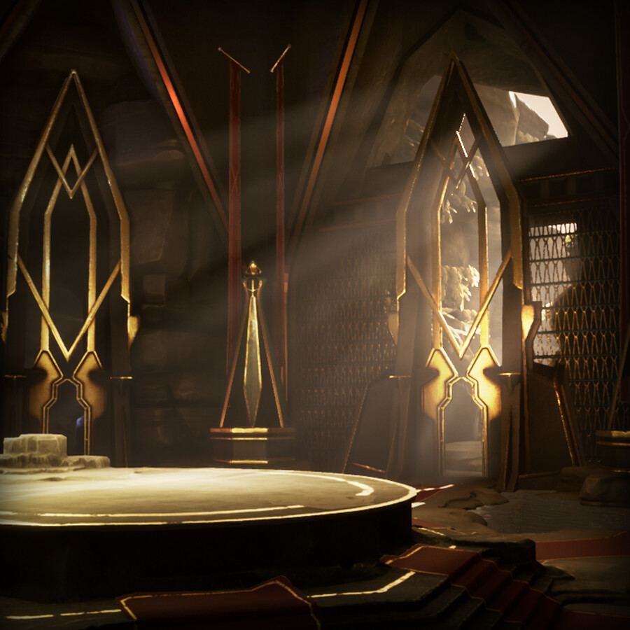 ArtStation - The round table stylized environment