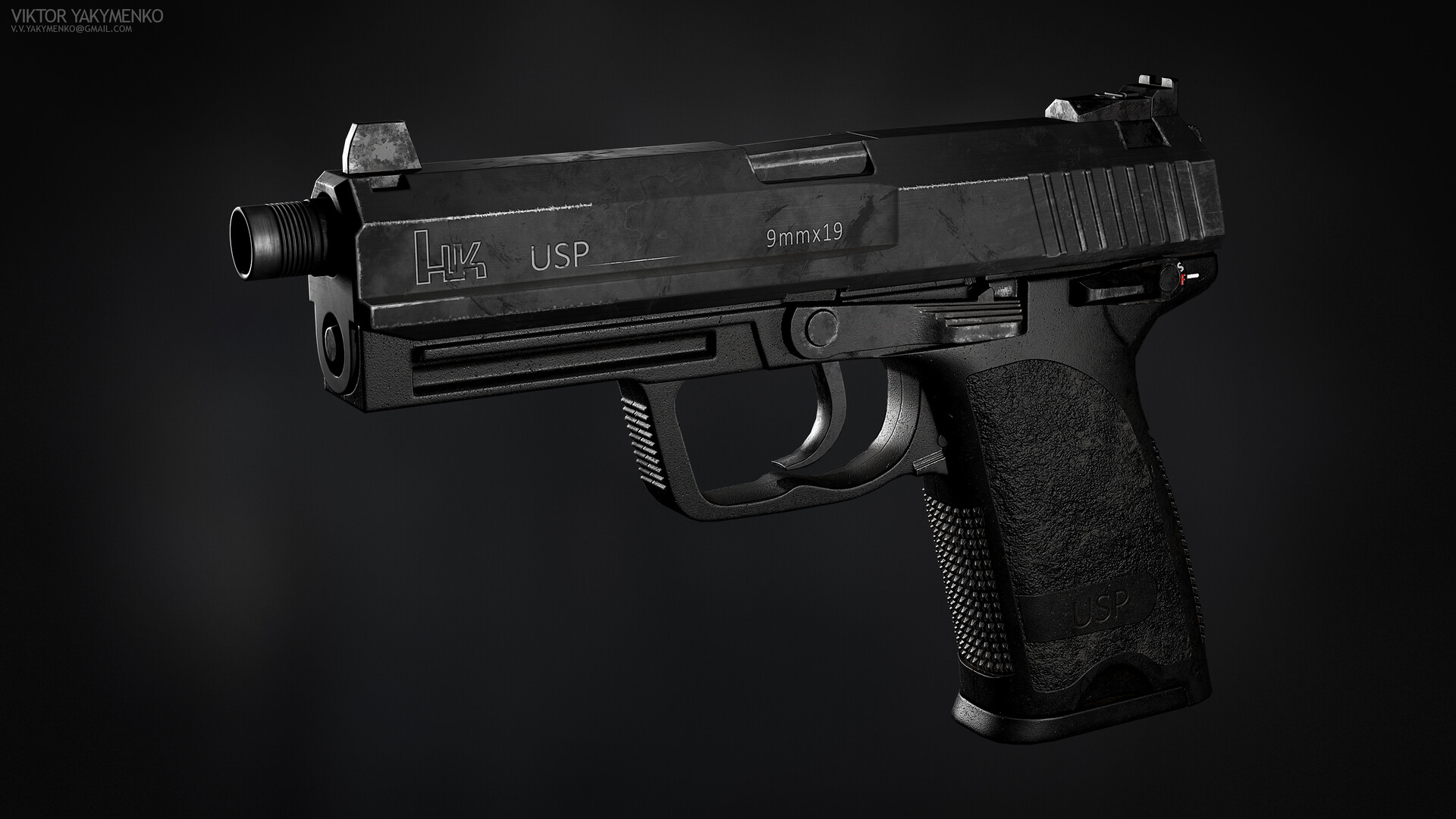 ArtStation - Heckler & Koch USP SD