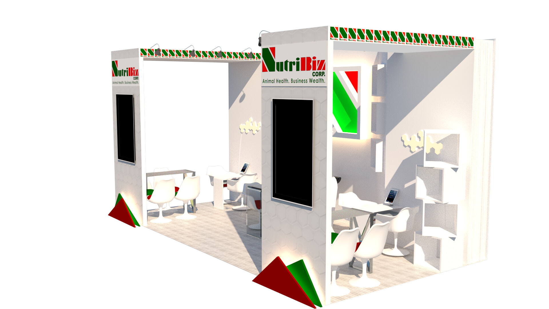 ArtStation - 【ALBUM】Nutribiz Exhibit Booth Design