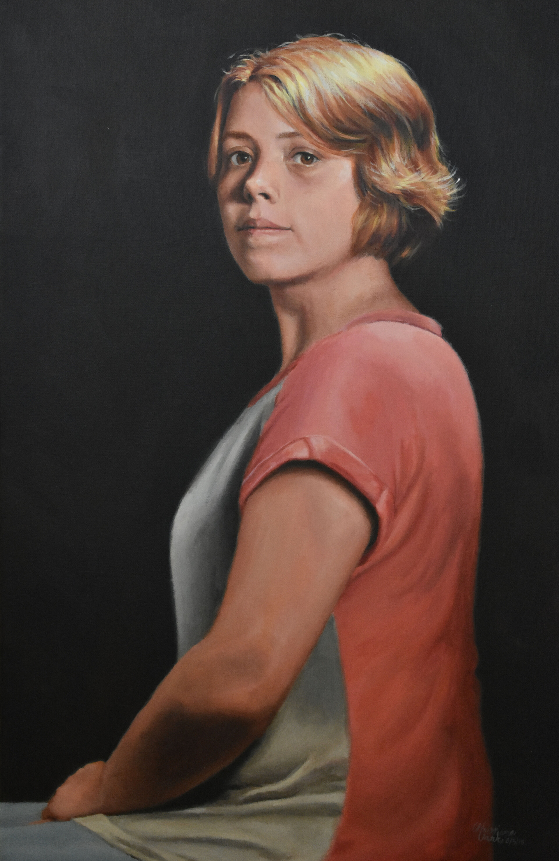 ArtStation - Acrylic Portrait