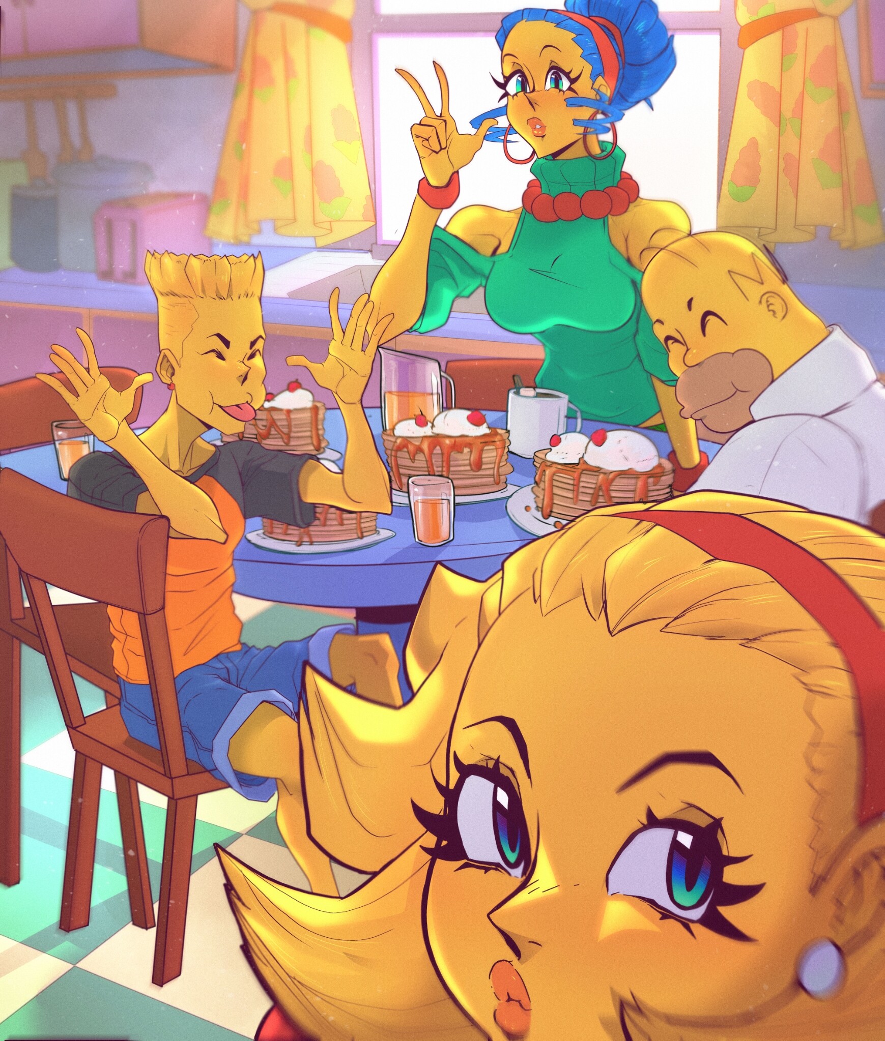 ArtStation - Simpsons redesign