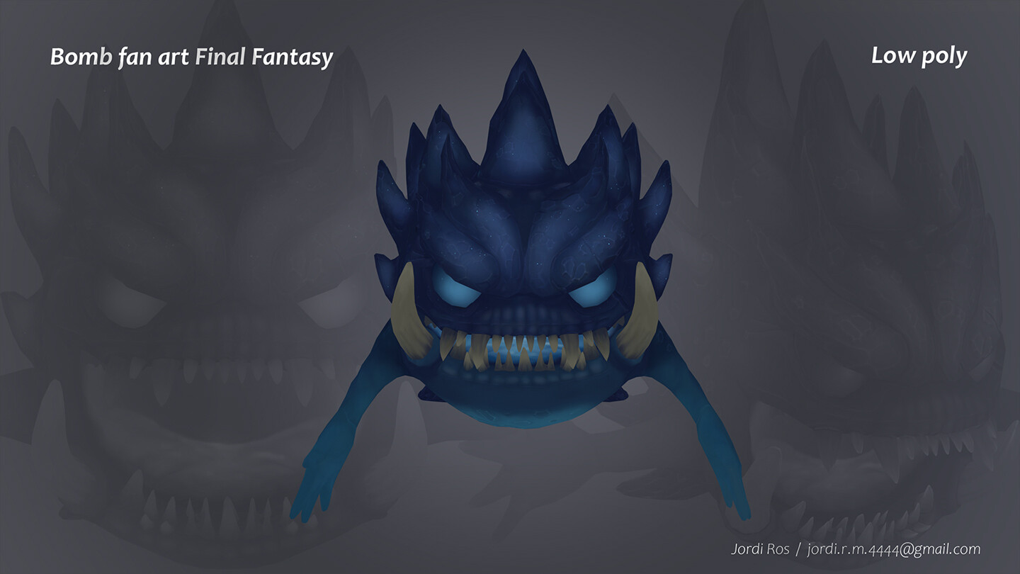 ArtStation - Bomb Final Fantasy Fant Art