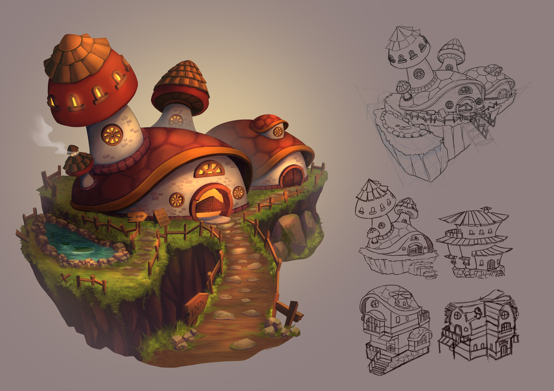 ArtStation - Whimsical Inn