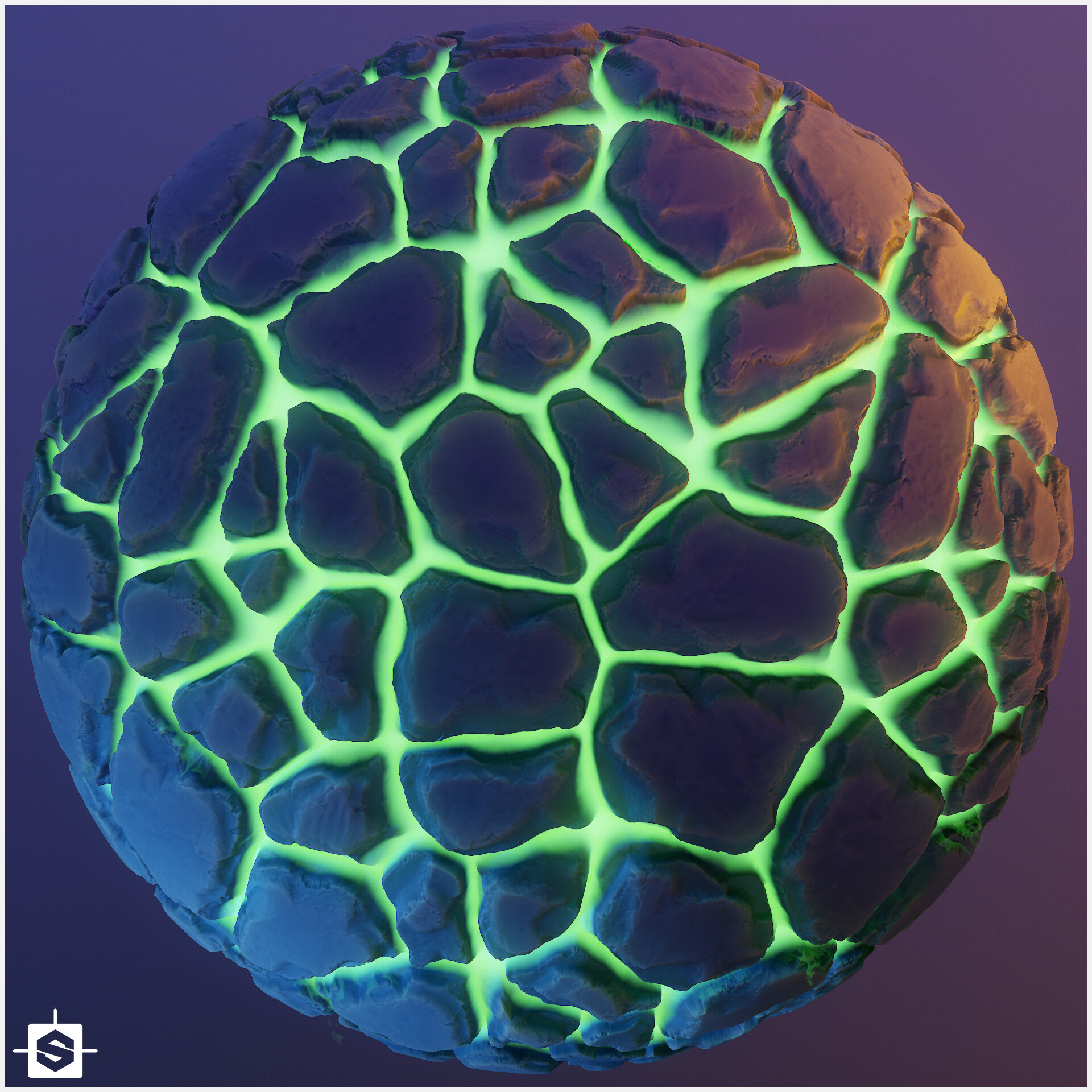 ArtStation - Stylized Lava Rocks