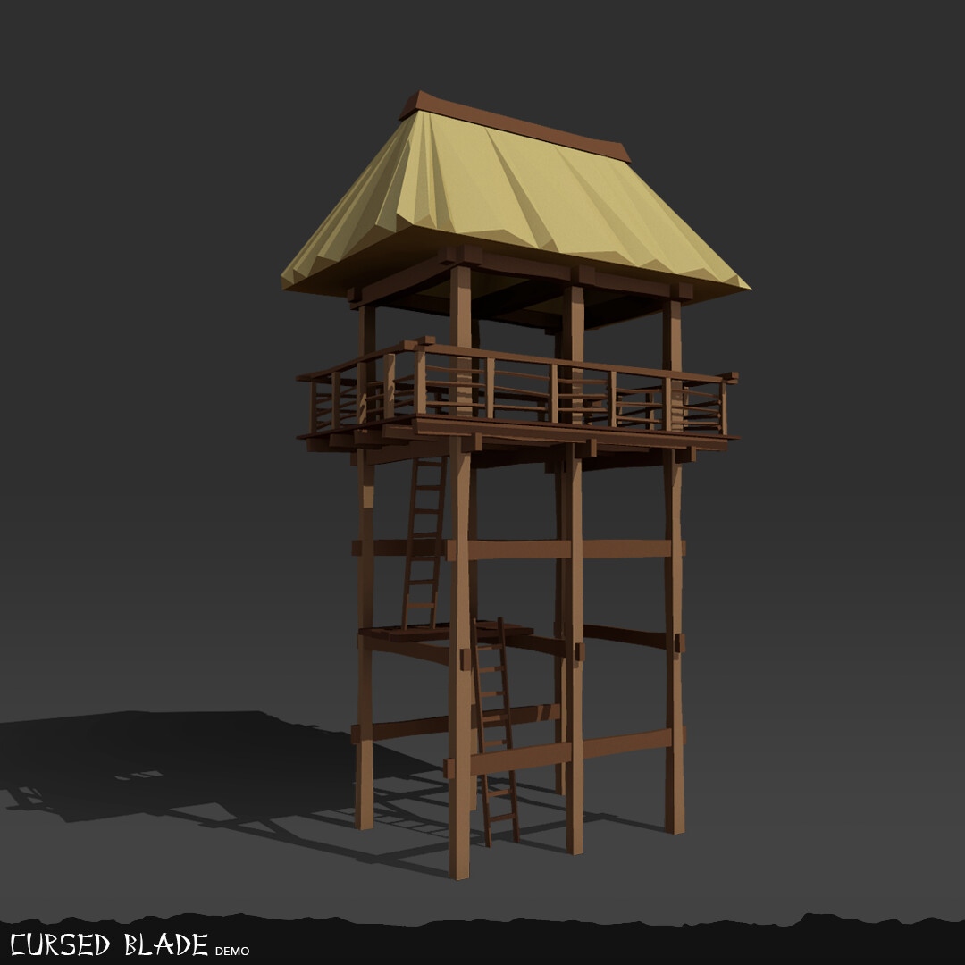 ArtStation - Cursed Blade. Buildings and structures. Part 2