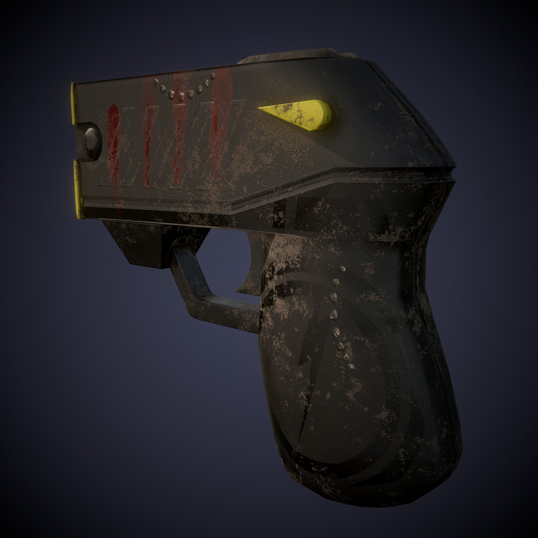 ArtStation - Post-Apocalyptic Taser Gun