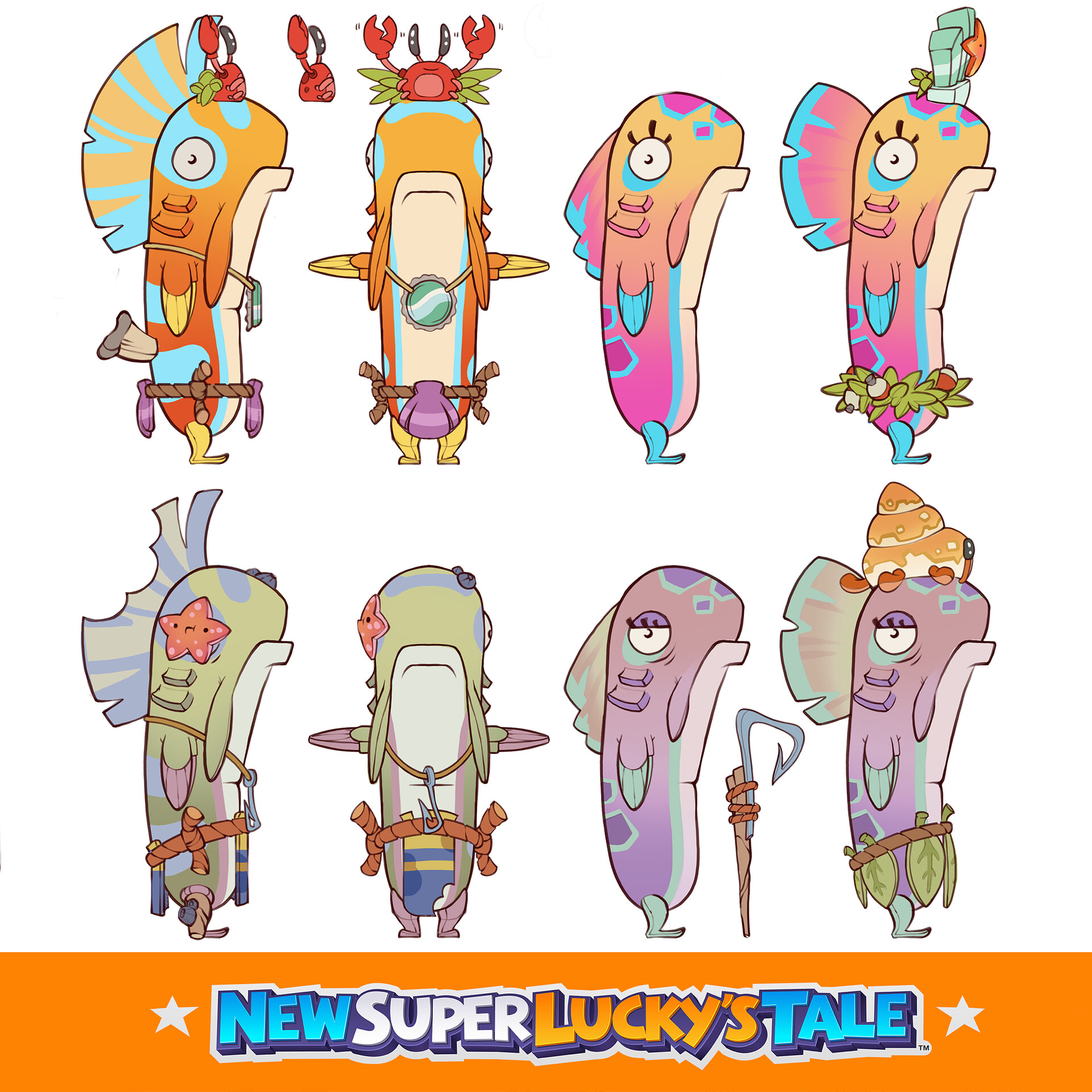 ArtStation - New Super Luckys Tale NPC's