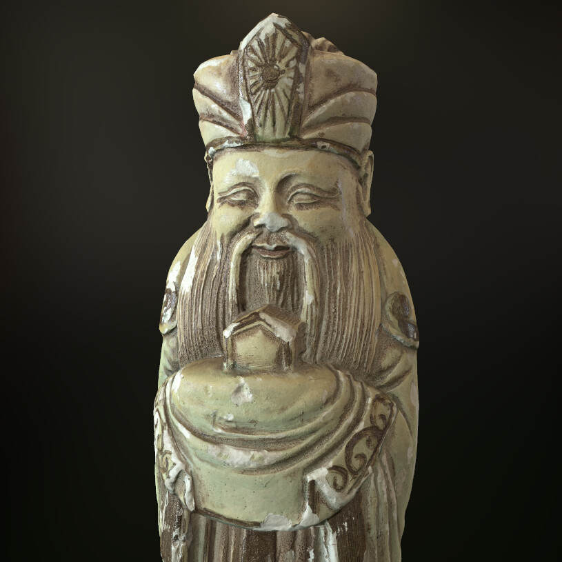 ArtStation - Props / Artwork / Chinese Statue 01