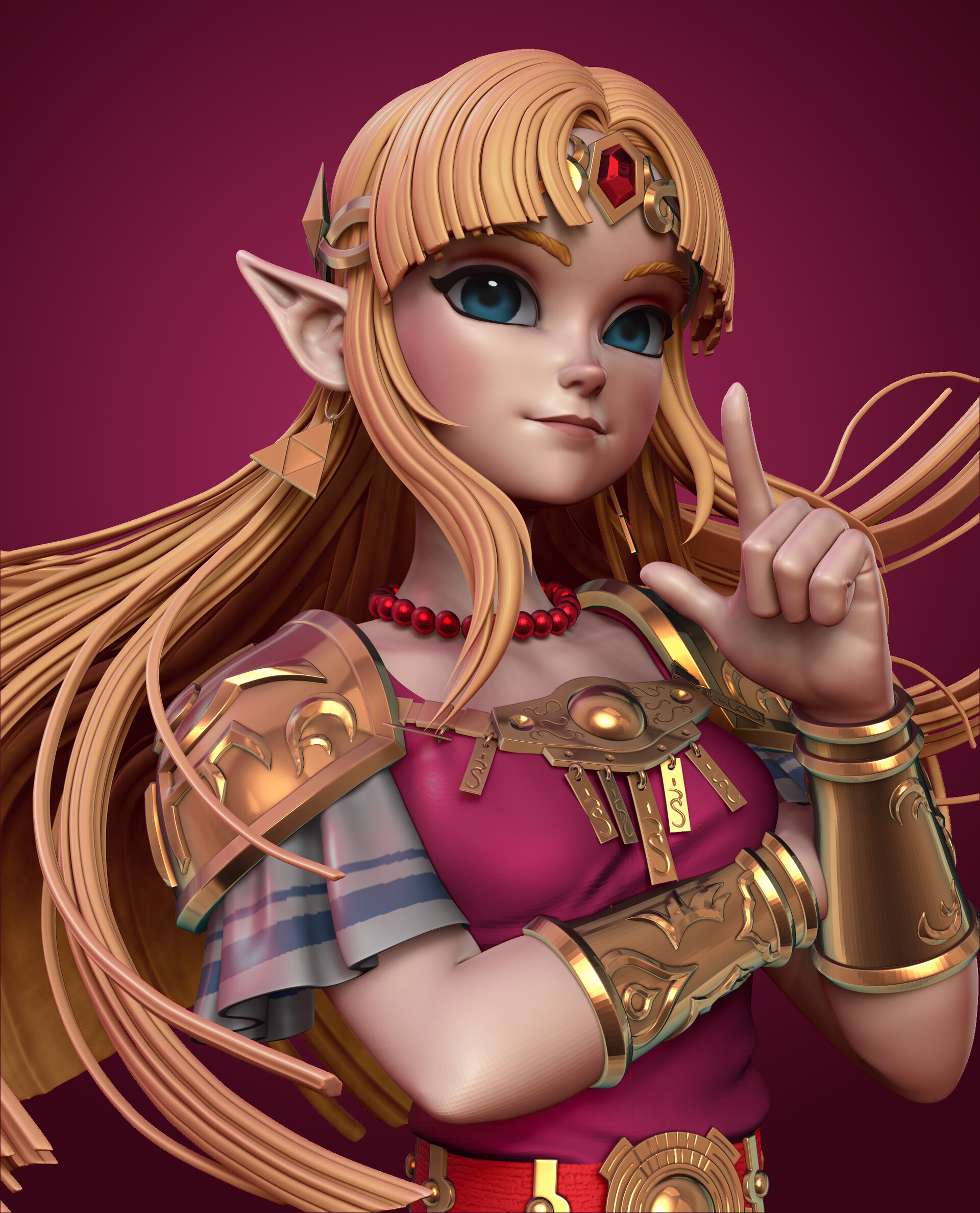 ArtStation - Princess Zelda Sculpt