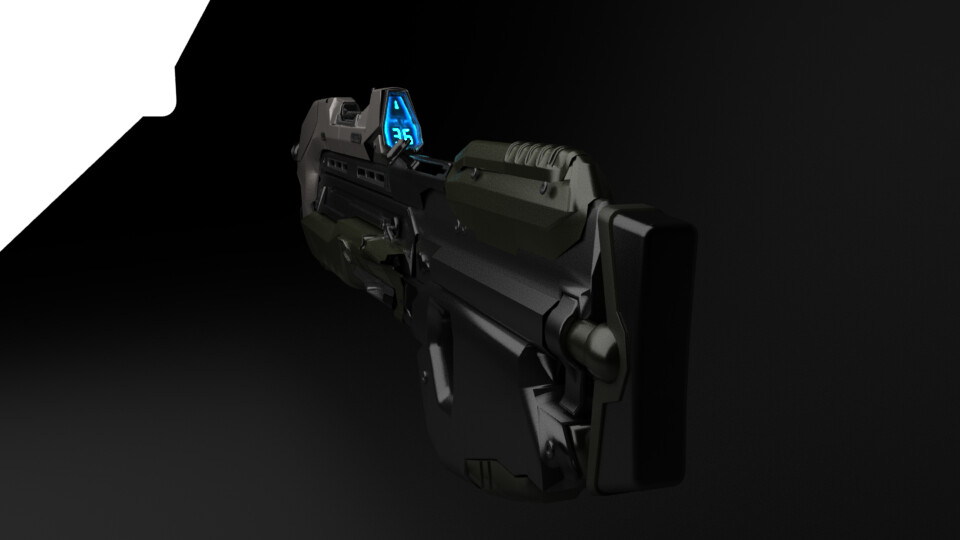 ArtStation - Halo Assault Rifle