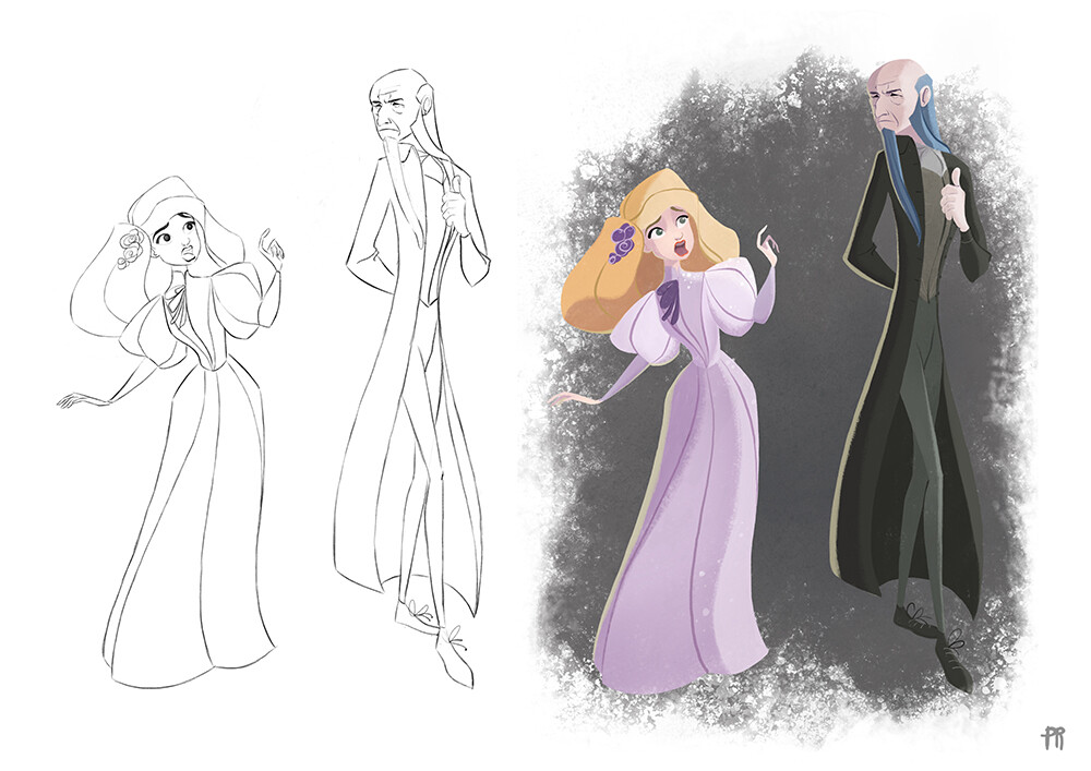 ArtStation - Blue Beard Character design