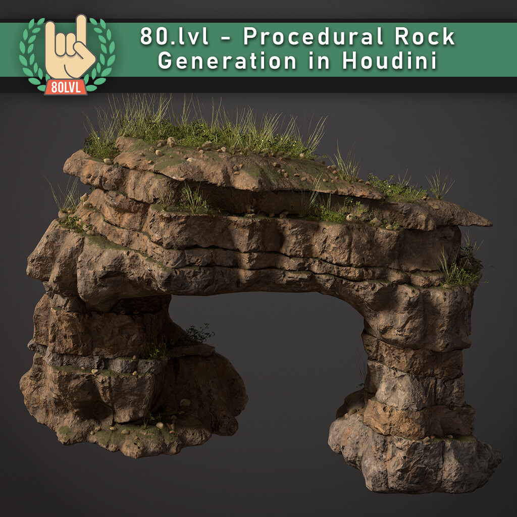 Steven Skidmore - 80 lvl Breakdown - Procedural Rock Generation in Houdini