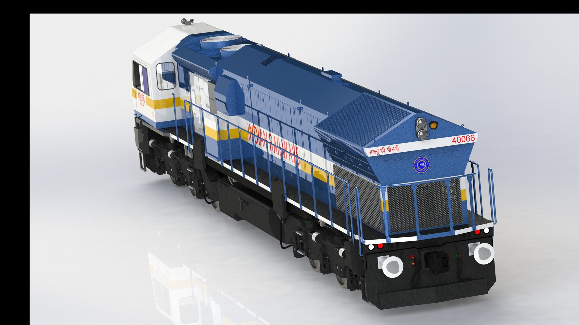 ArtStation - WDP4B Indian Locomotive