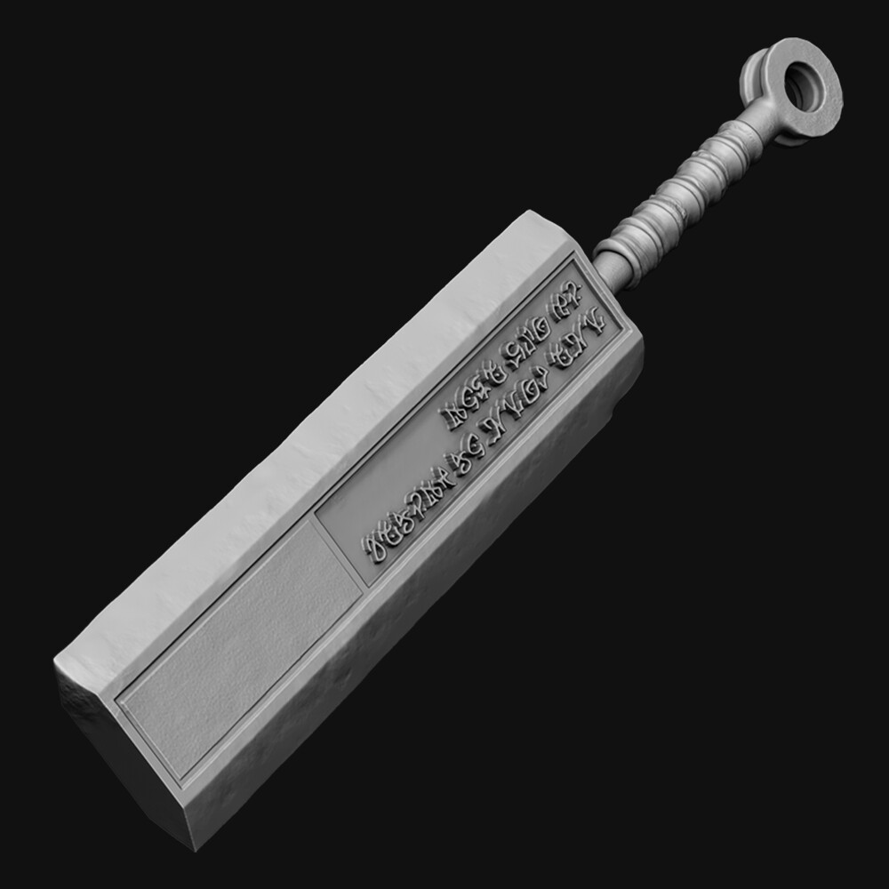 ArtStation - Atlantis Gatekeeper Weapon Tablet - Sword