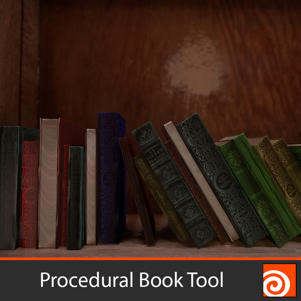 ArtStation - Procedural Book Tool