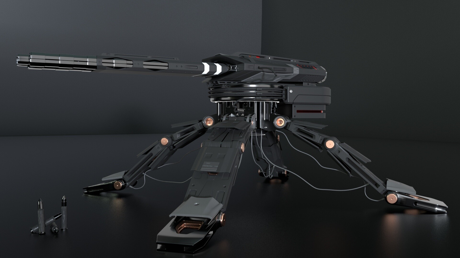 ArtStation - Spider BOT Sentry Unit