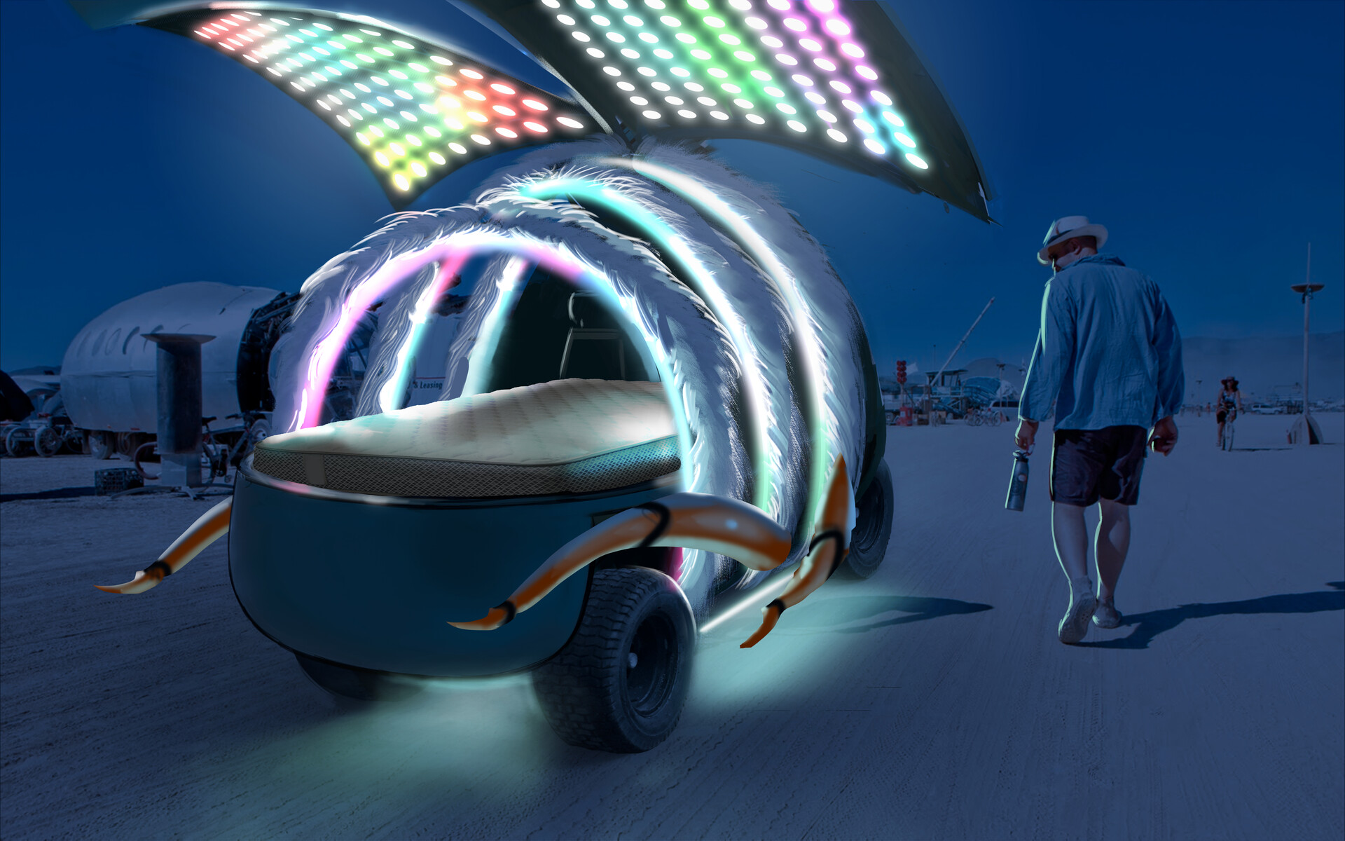 ArtStation - Burning Man 2020 Mutant Vehicle Design