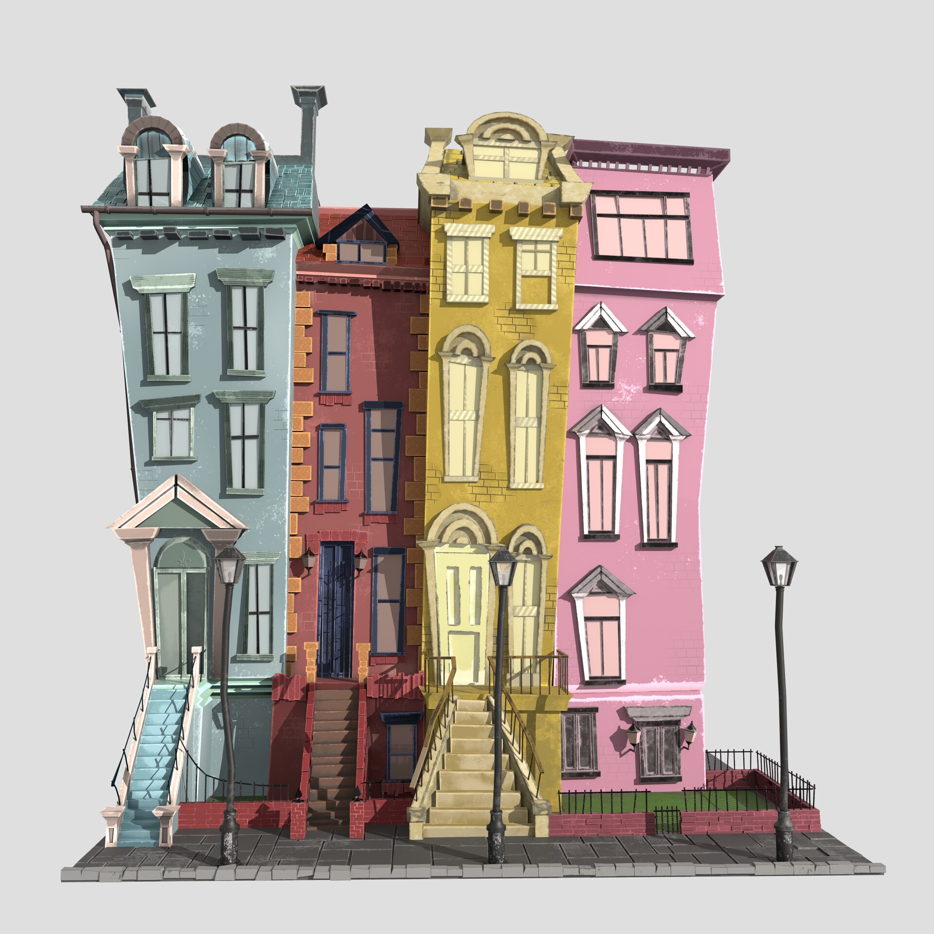 ArtStation - Stylized Street