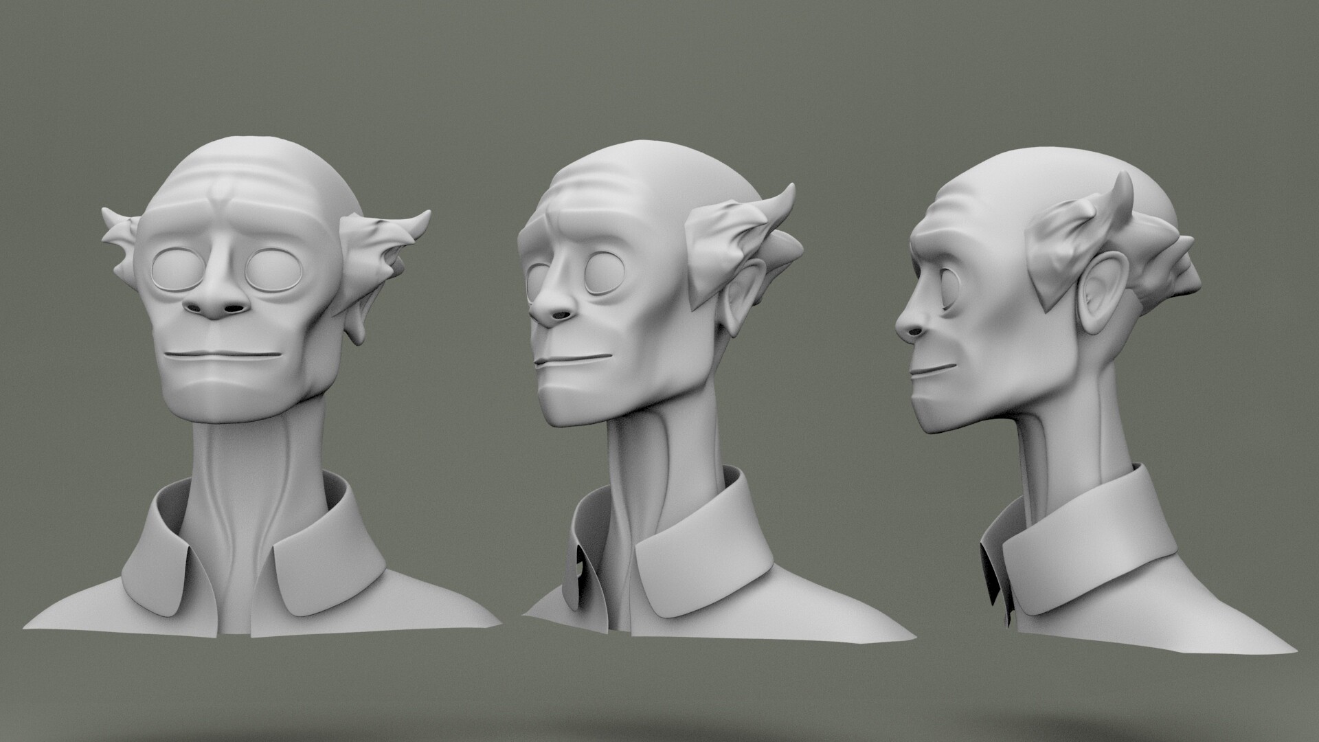 ArtStation - Zombie face