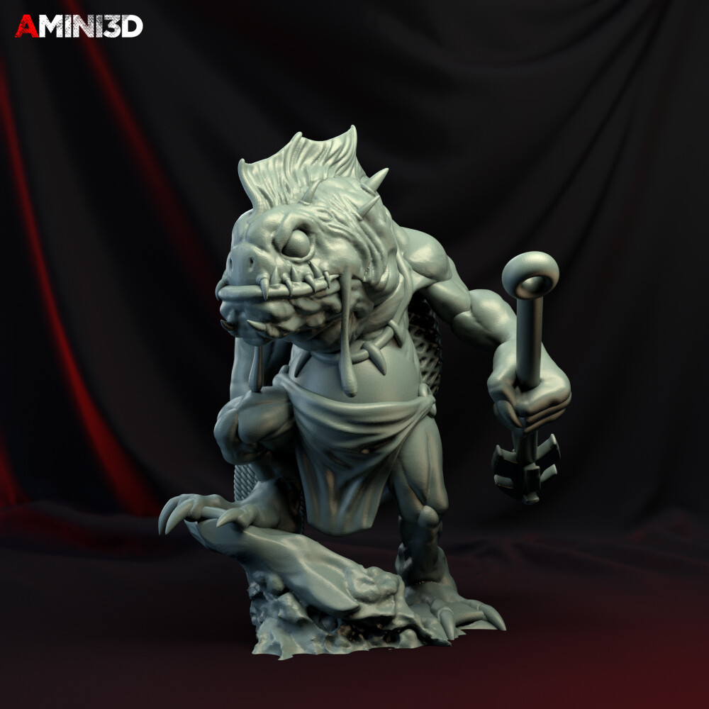 ArtStation - Kuo-Toa Miniatures