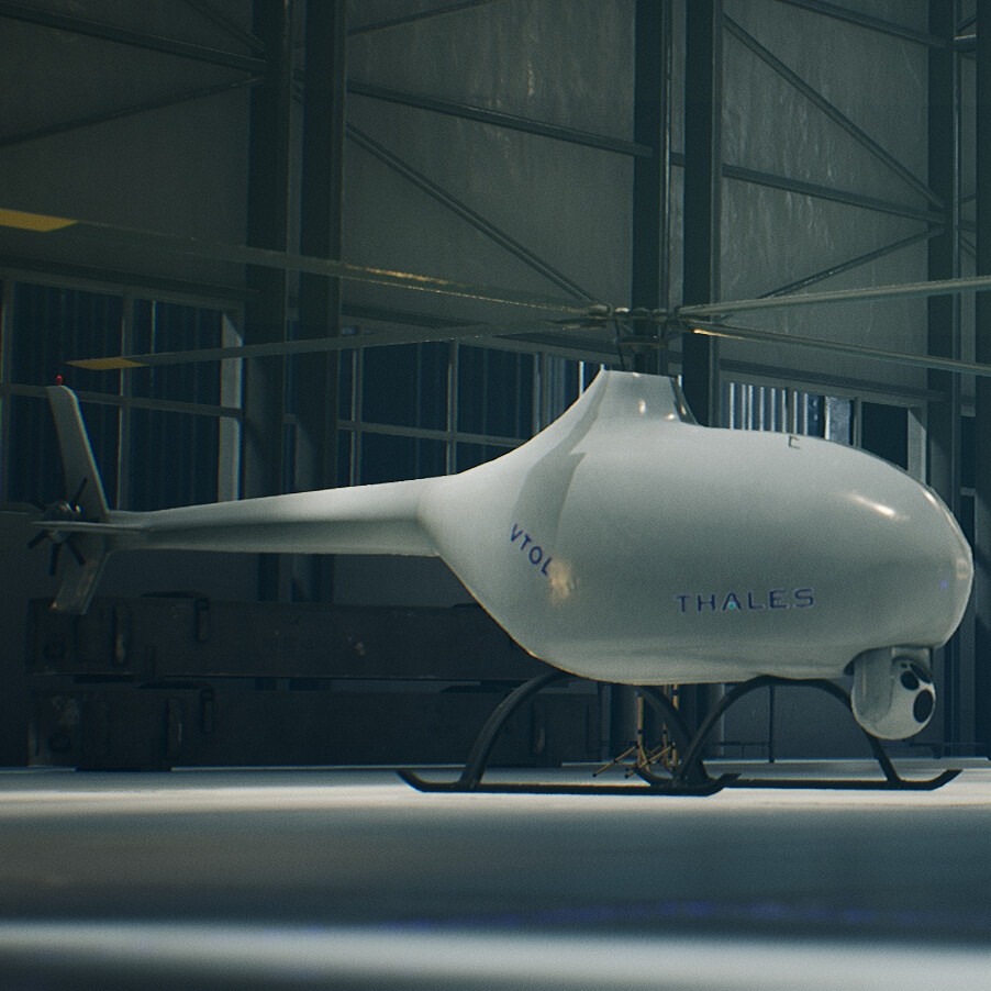 ArtStation - Thales UAV - VR Showcase project