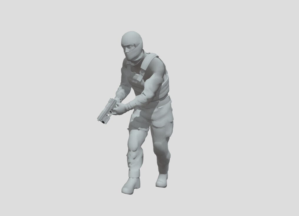 ArtStation - animation soldier