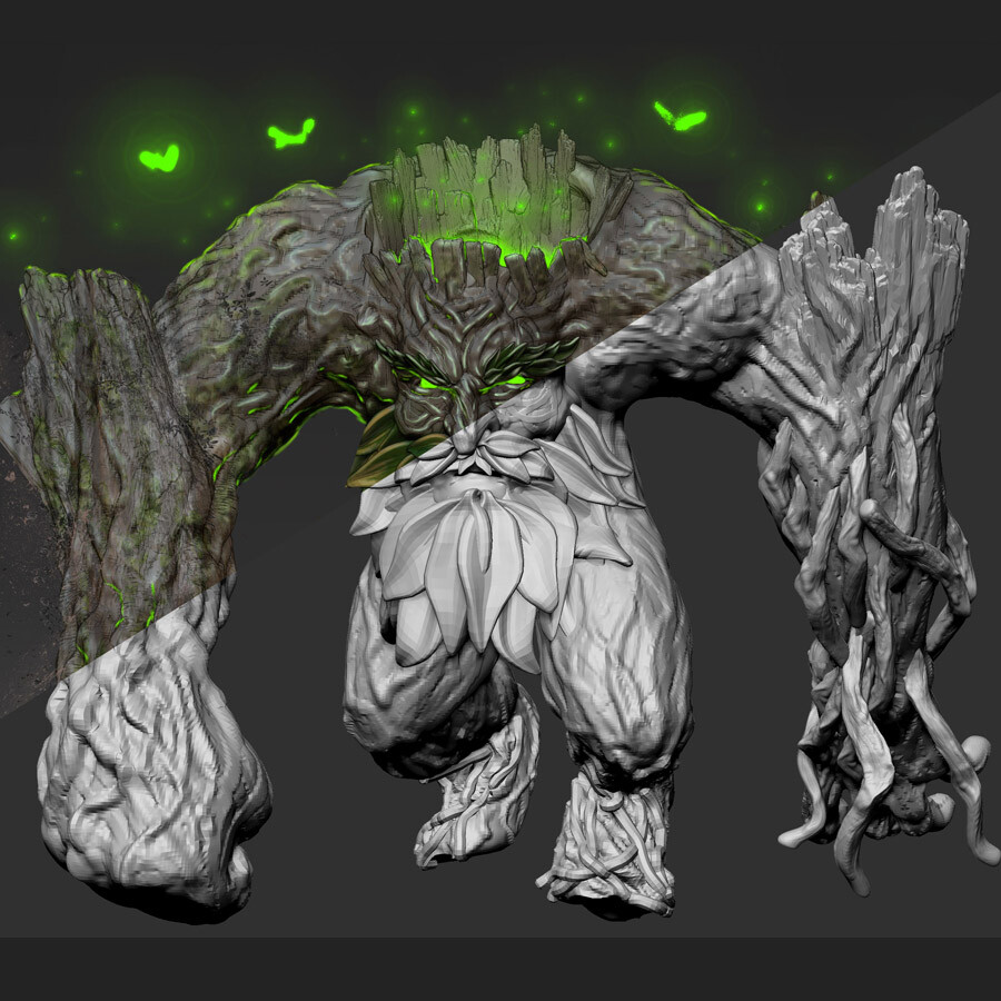 ArtStation - Ent Creature Design