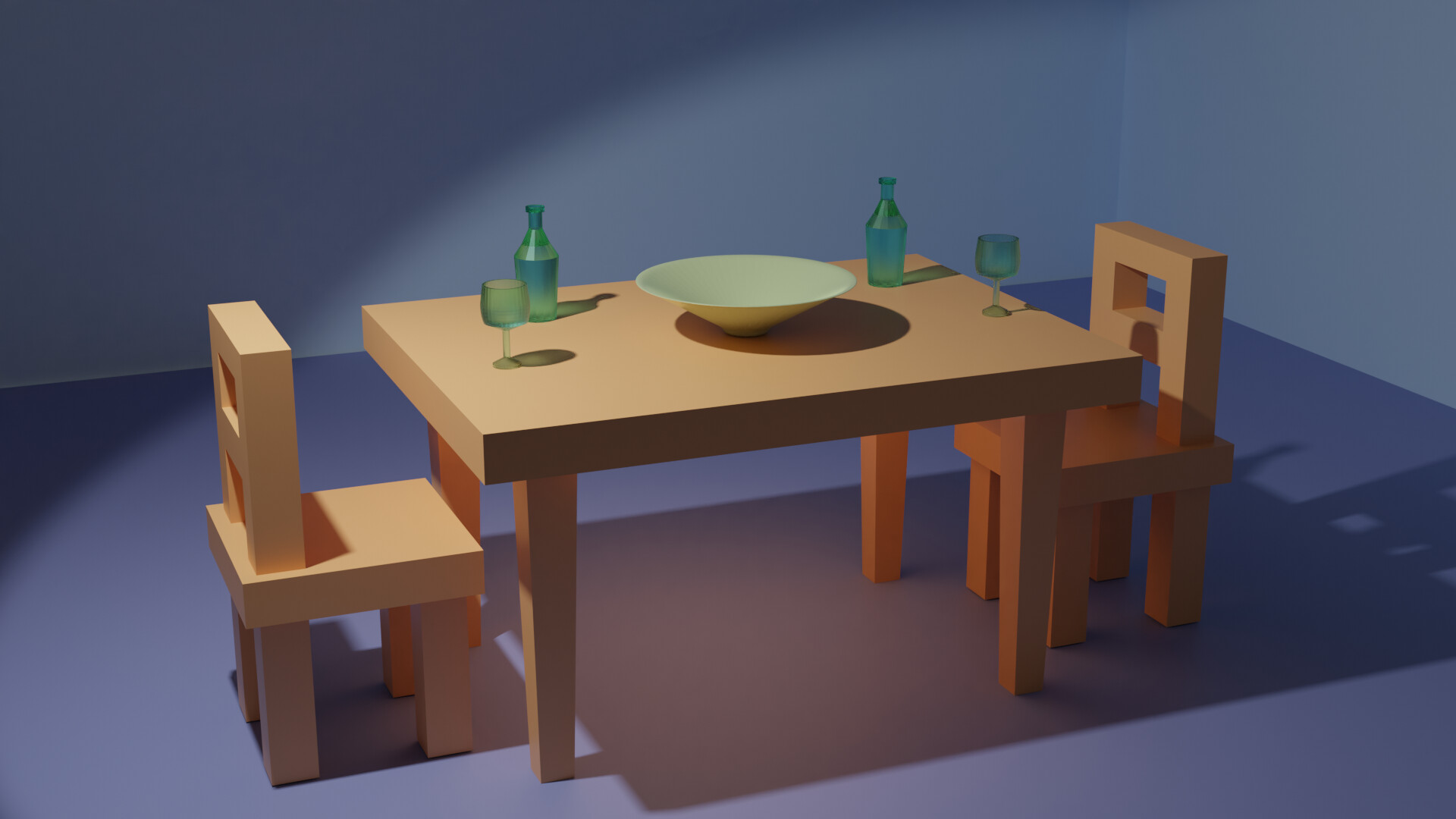 ArtStation - A simple dining scene.