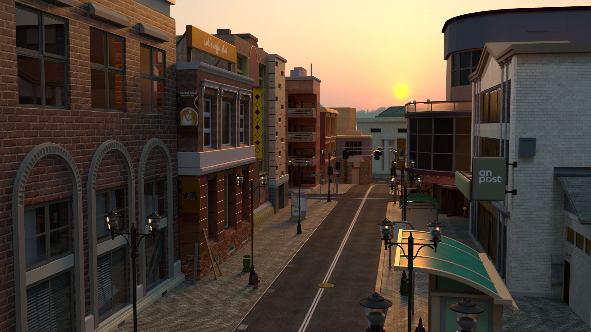 ArtStation - Streets rendering