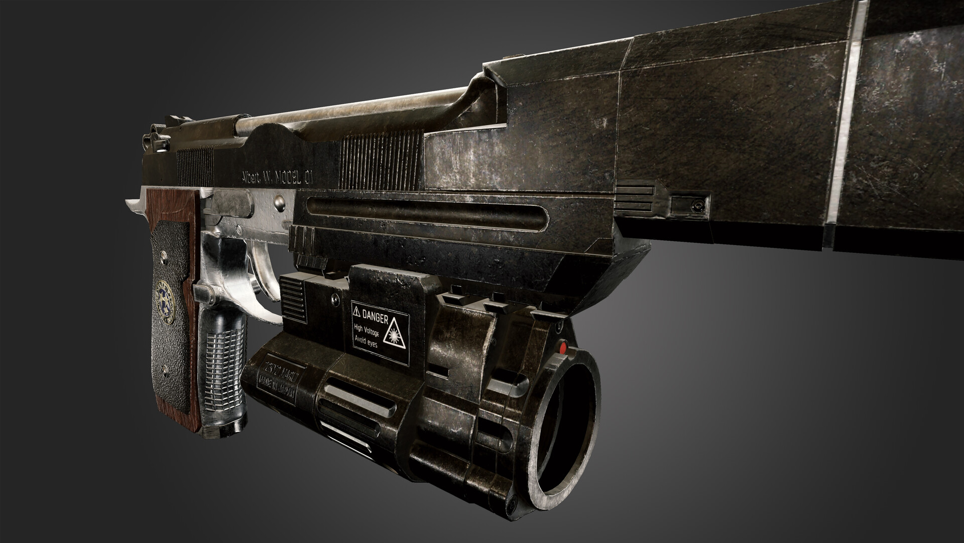 ArtStation - samurai edge albert wesker model 01 tokyo marui