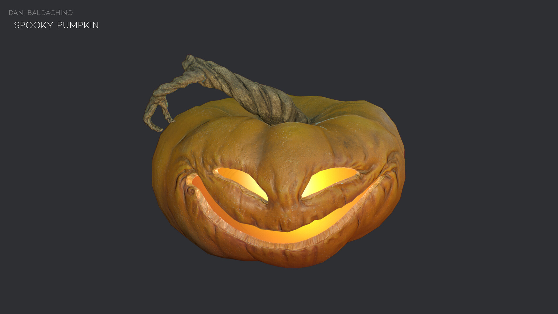 ArtStation - Spooky Pumpkin