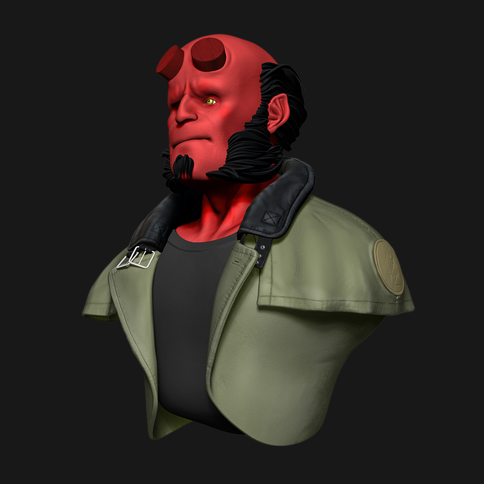 ArtStation - Hellboy fanart