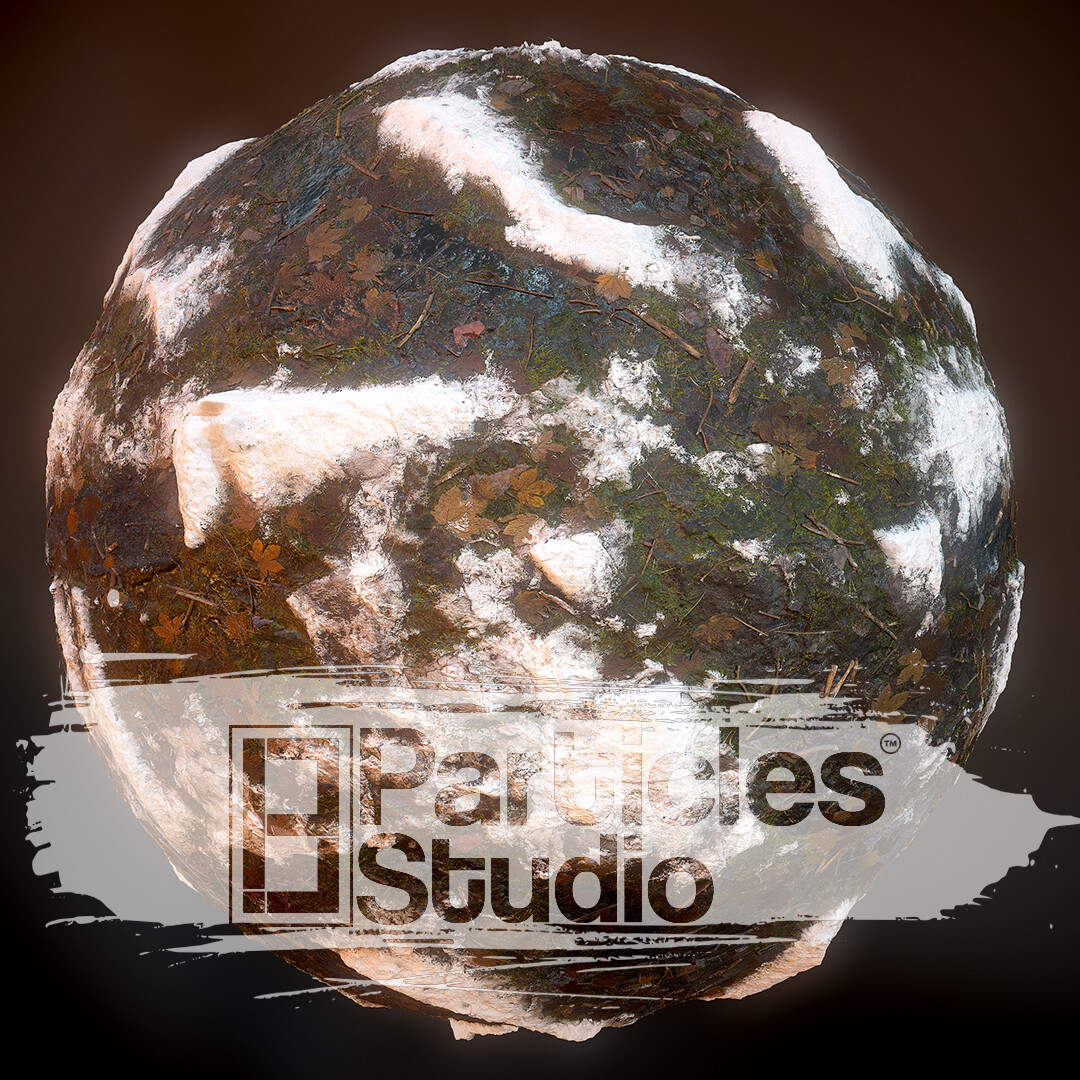 ArtStation - Snowy Rock Procedural Texture