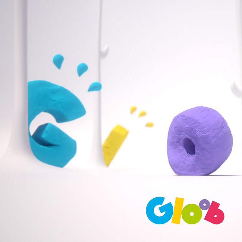 ArtStation - Gloob Logo Id "Hide and Seek"