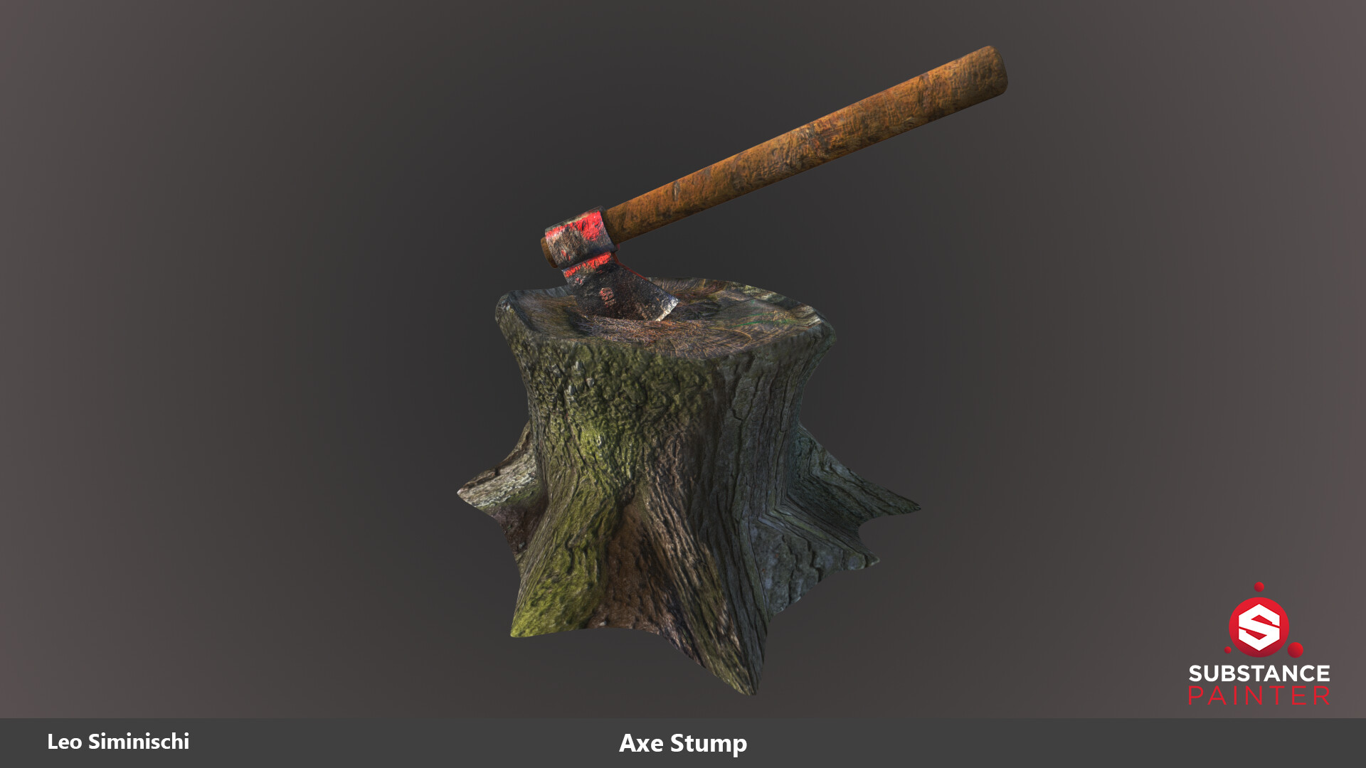 ArtStation - Axe Stump