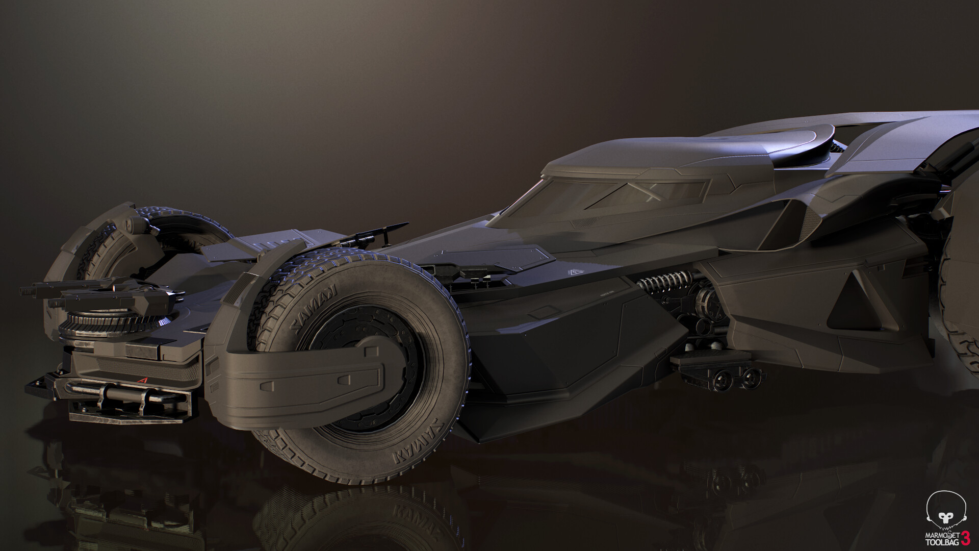 ArtStation - Suicide Squad Batmobile