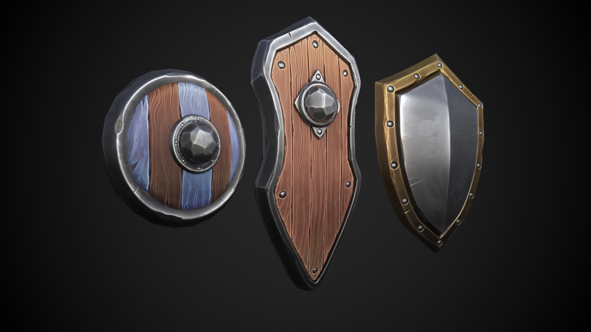 Dmitriy Shchukin - Stylized Shields