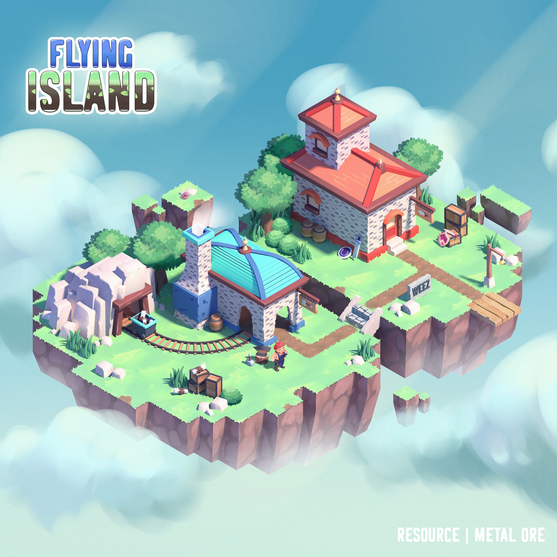 ArtStation - Isometric Map