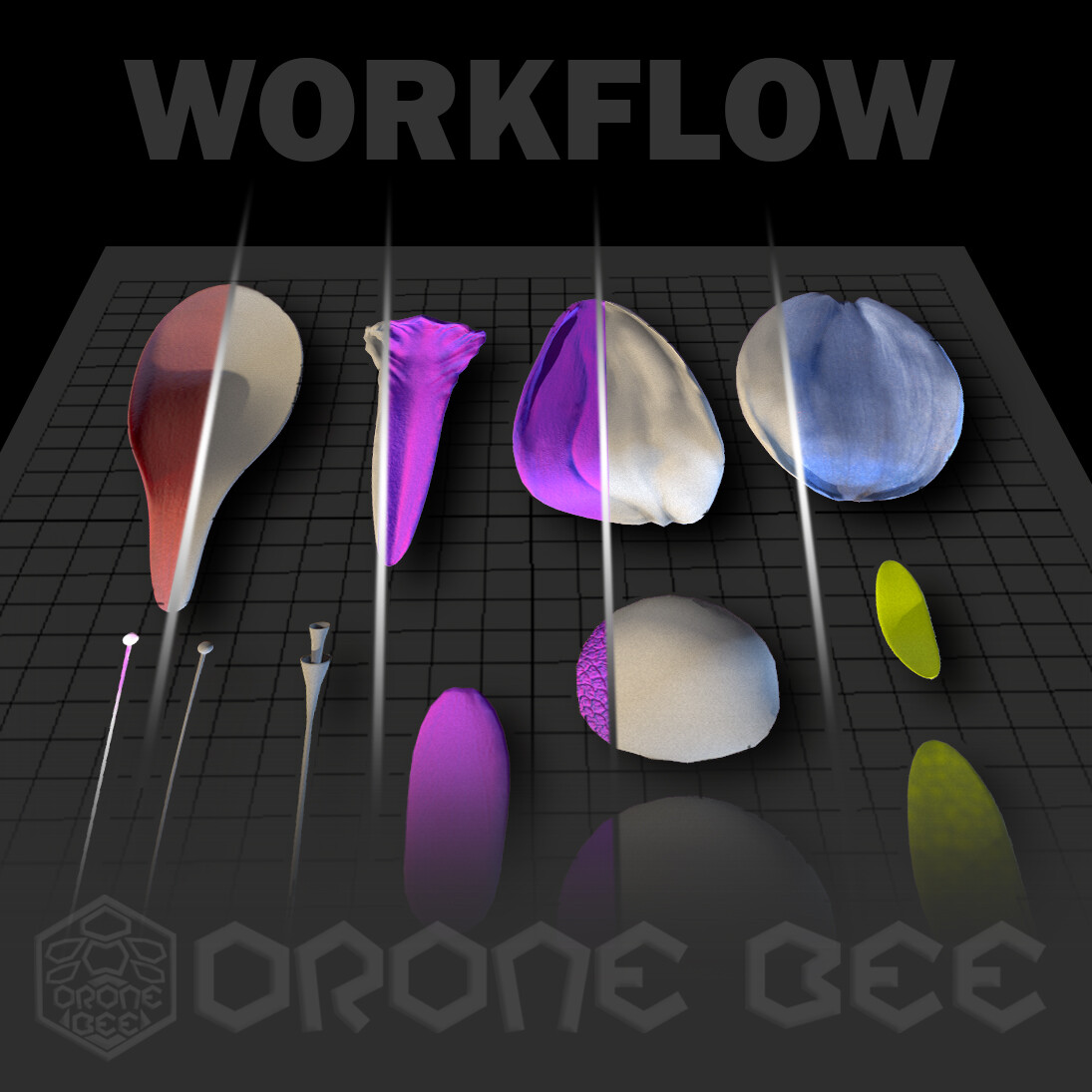 ArtStation - Workflow - "Drone Bee"