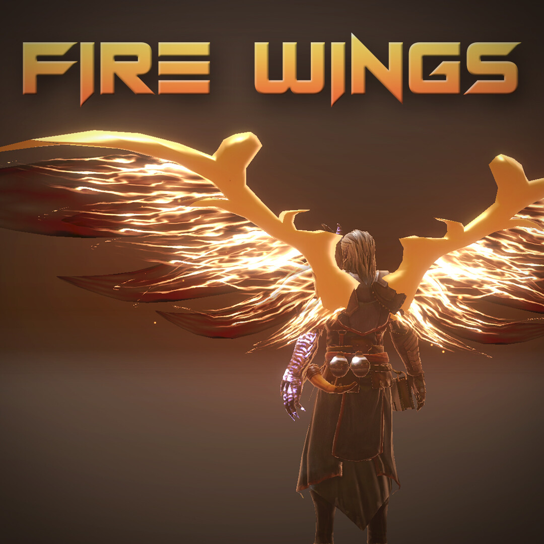 ArtStation - Unity Shader Graph - Fire Wings VFX