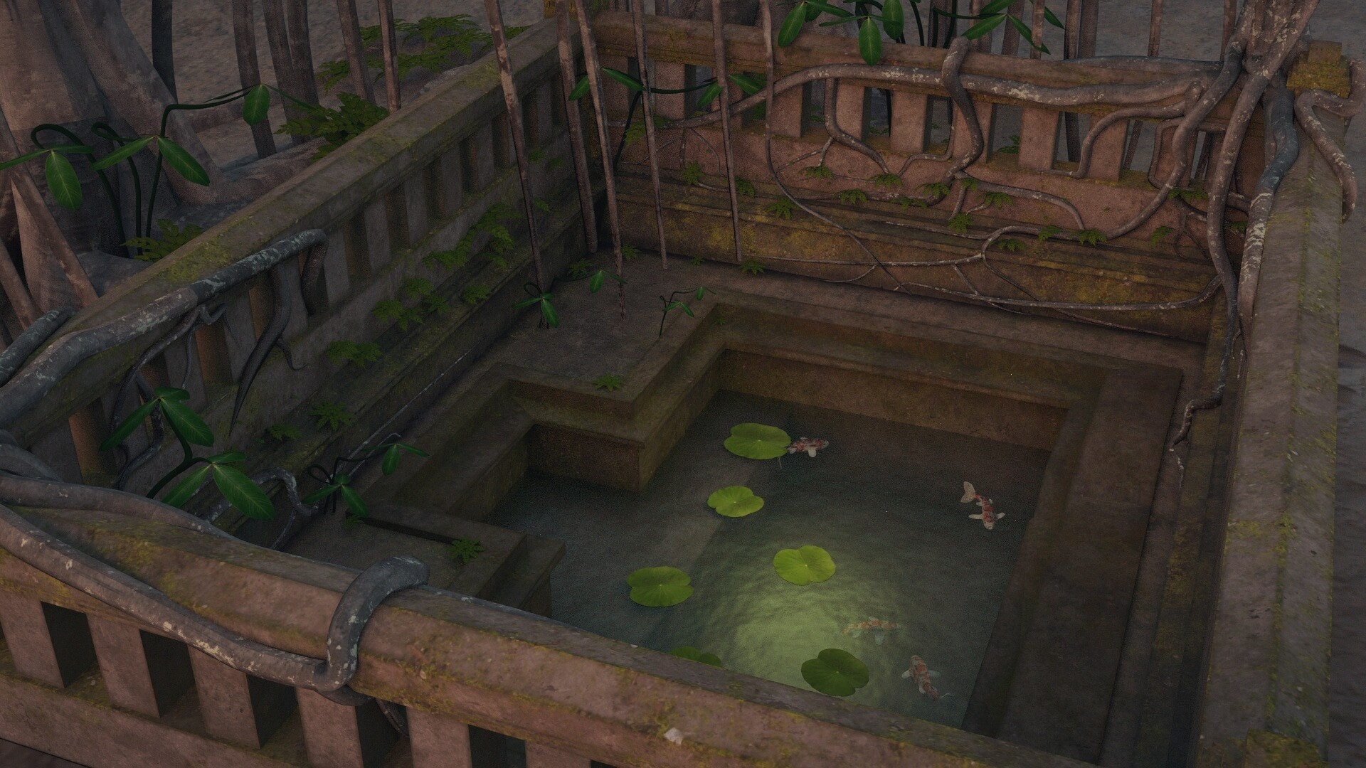 ArtStation - Jungle pool