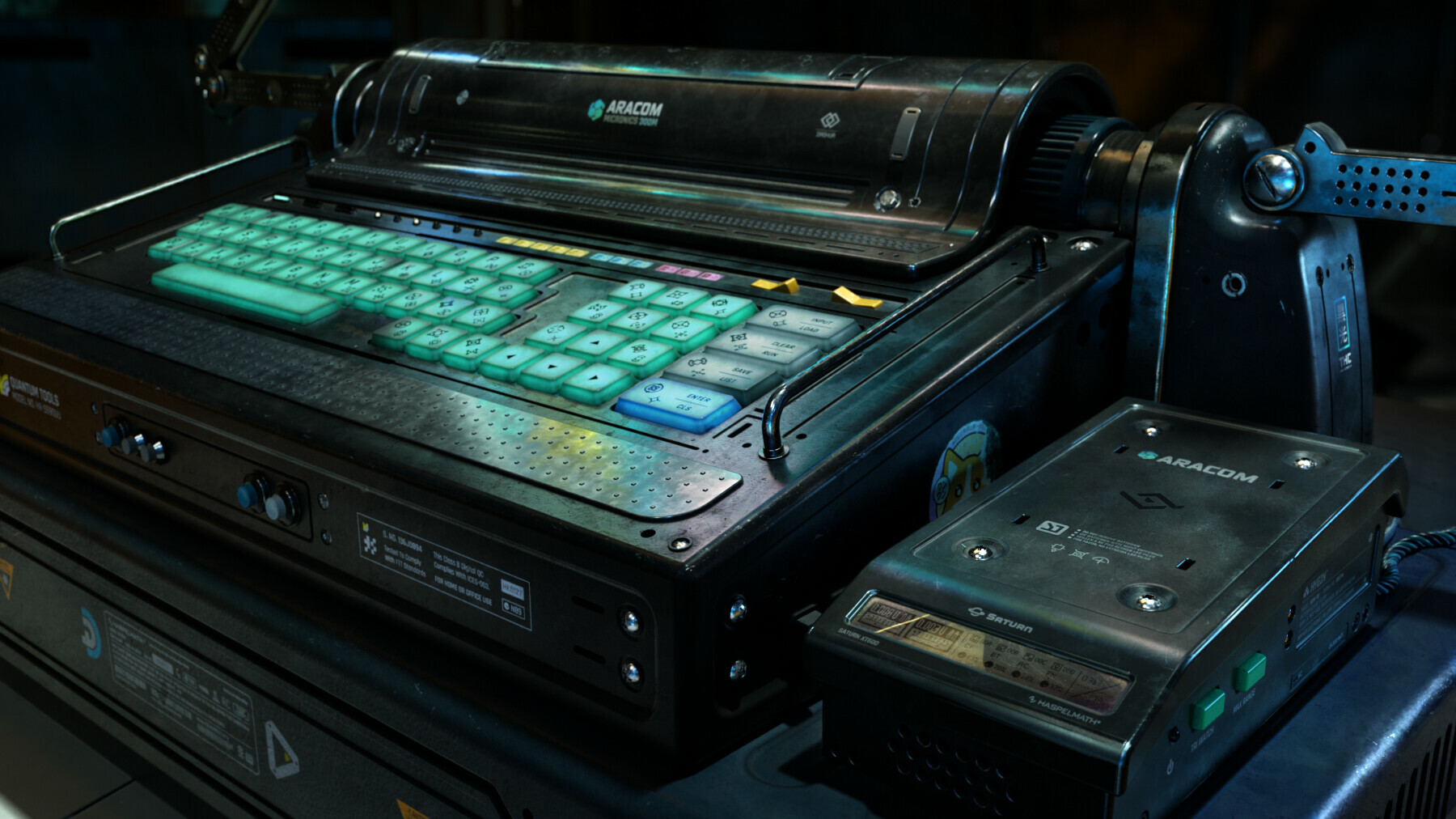 ArtStation - Cowboy Bebop's Computer