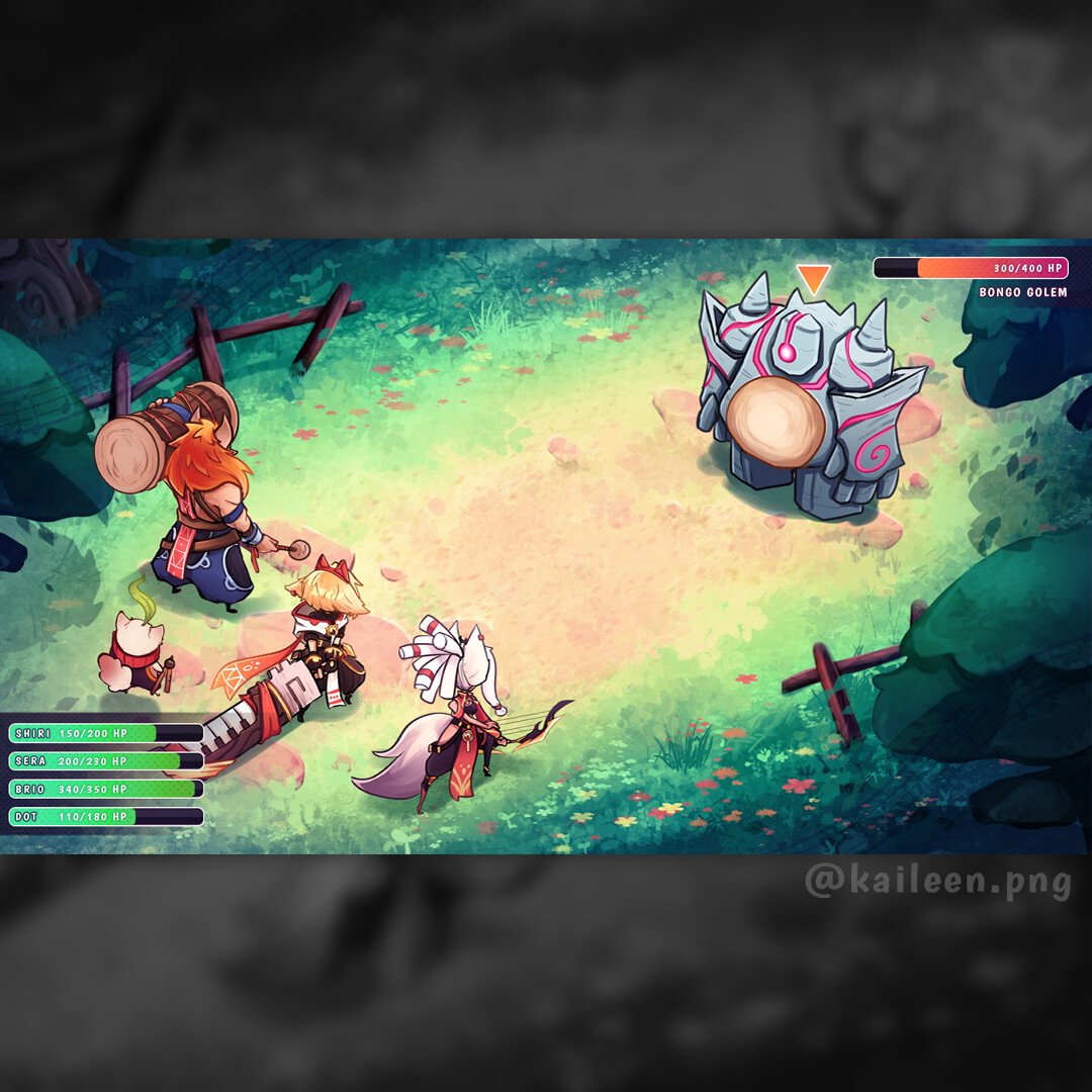 ArtStation - ALLEGRA - Rhythm Battle Concept