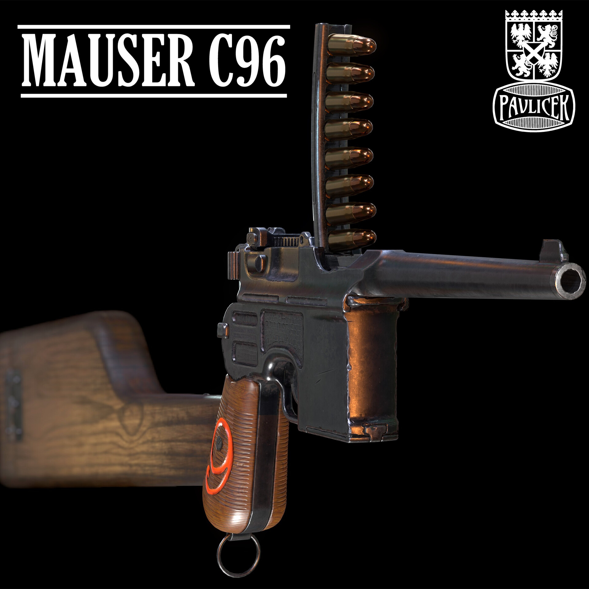 ArtStation - Mauser C96 [WIP]