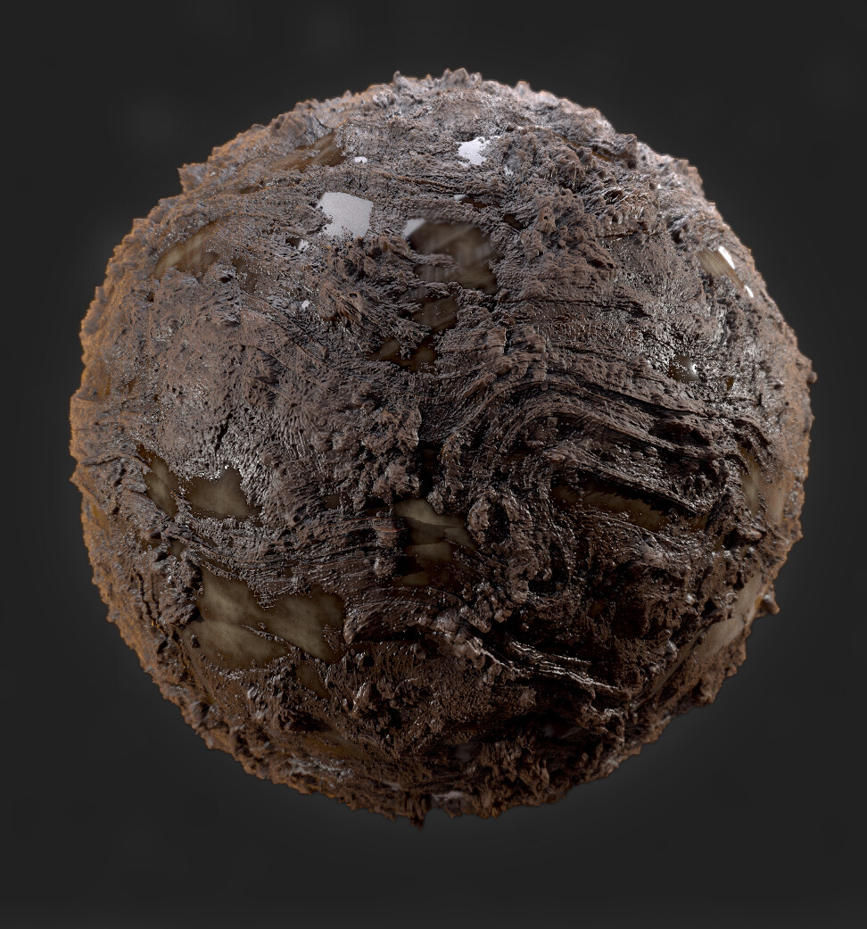 ArtStation - Wet Mud Material Rework