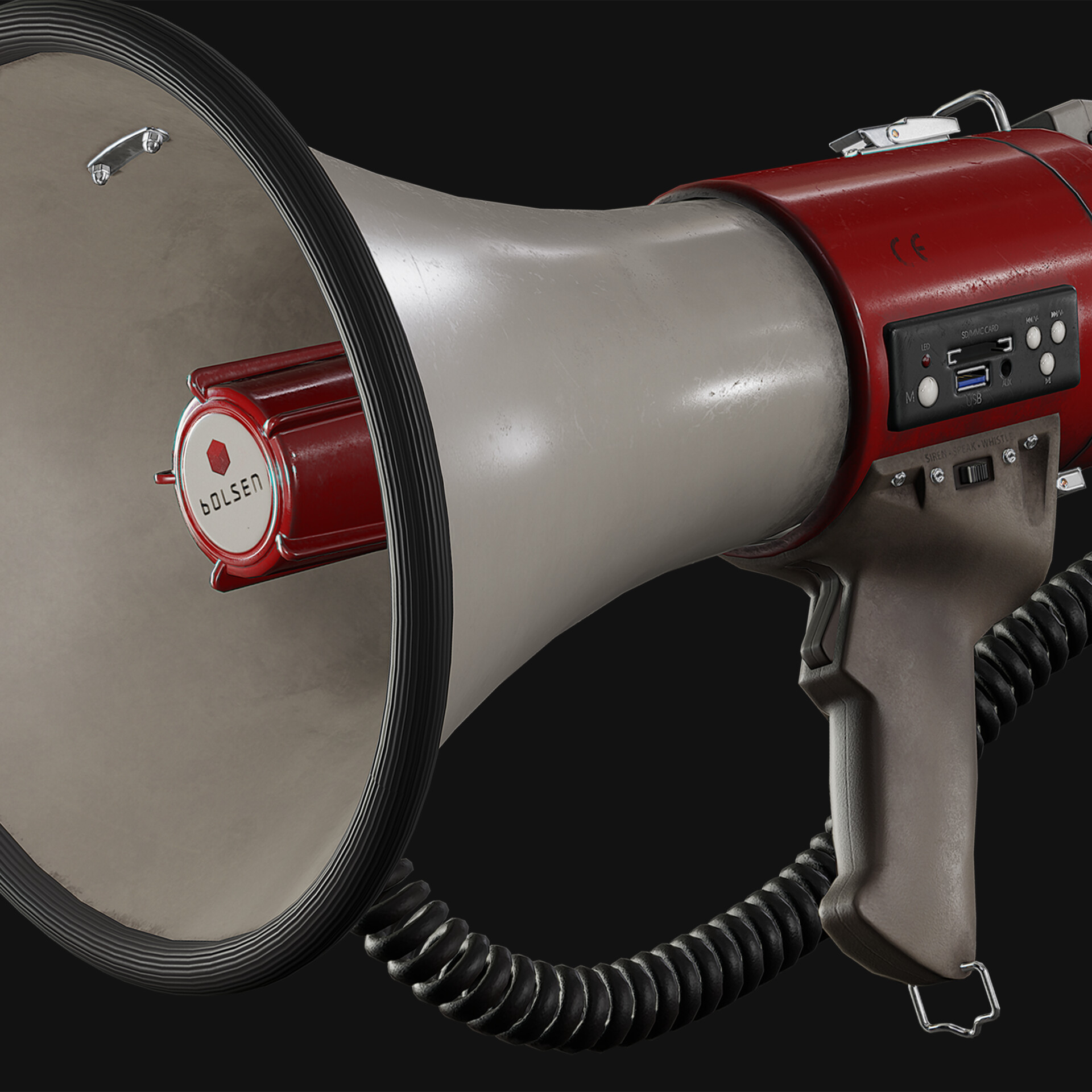 ArtStation - Polsen MP-25 Megaphone (Game Ready)