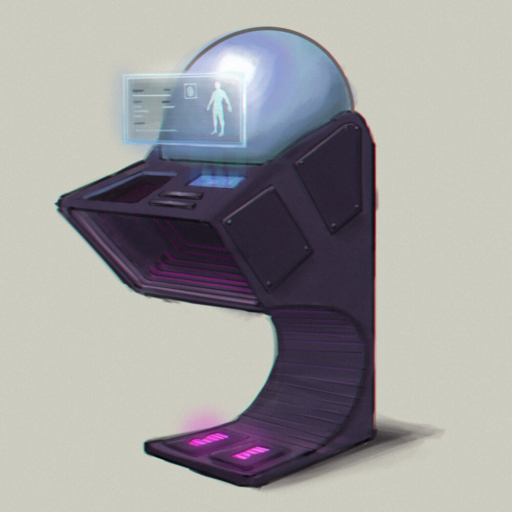 ArtStation - Cyberpunk Security Prop Concept