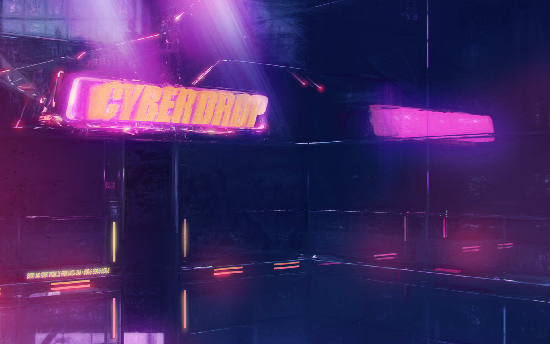 ArtStation - CYBER DROP Bar