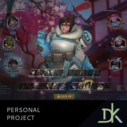 ArtStation - Overwatch UI Practice / Study